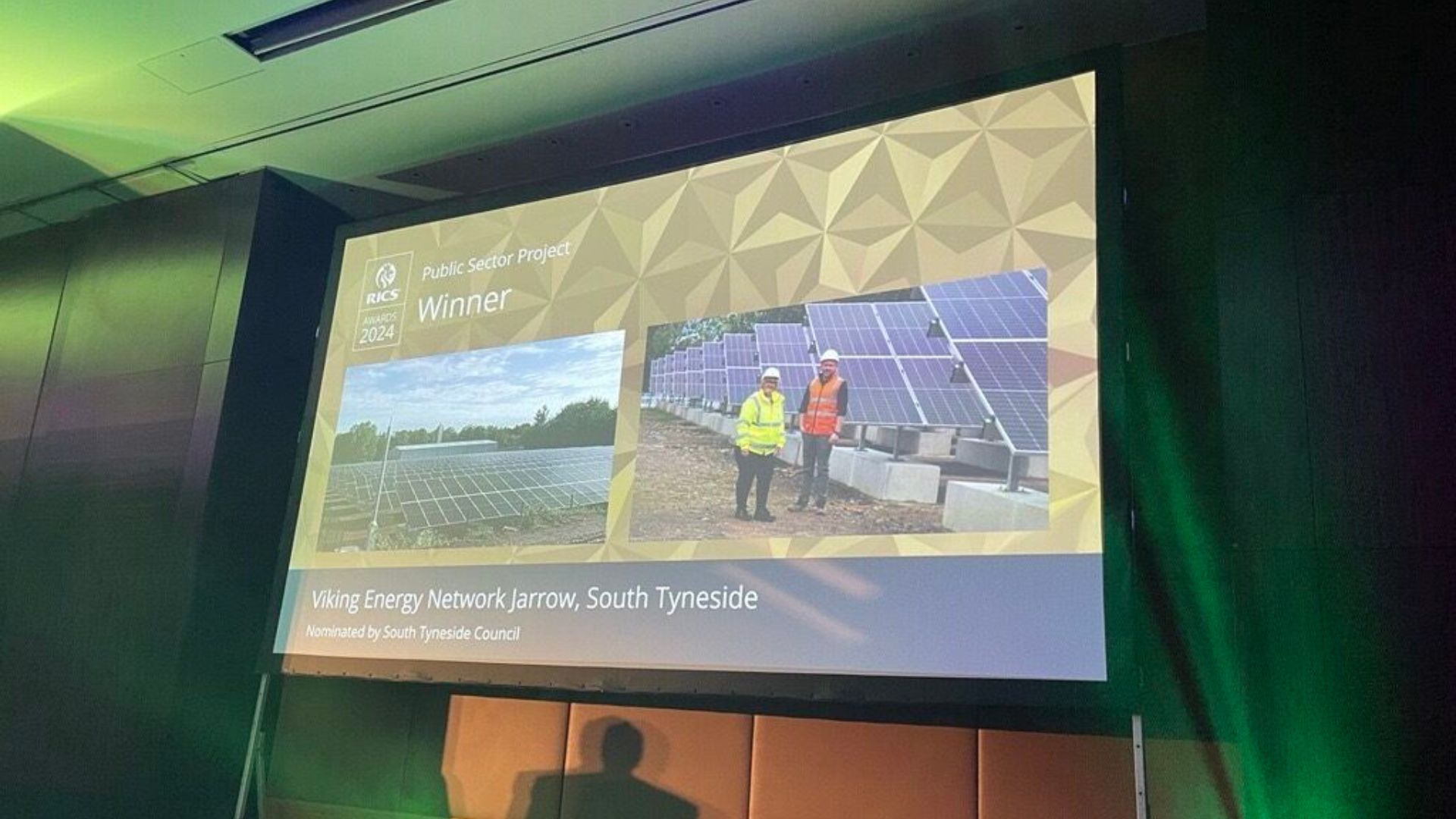 Viking Energy Network Jarrow Wins at RICS 2024 : Colloide